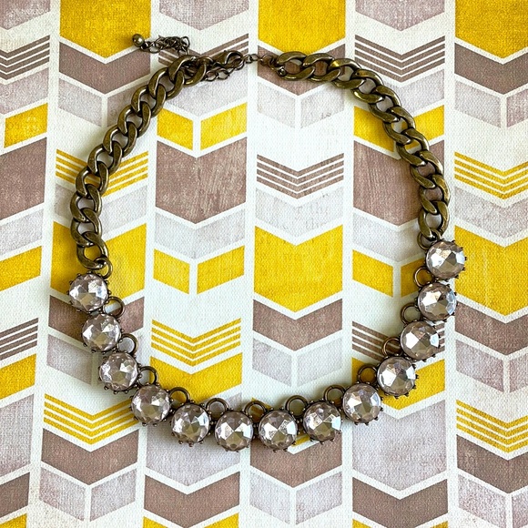 Jewelry | Champagne Gem Statement Necklace | Poshmark